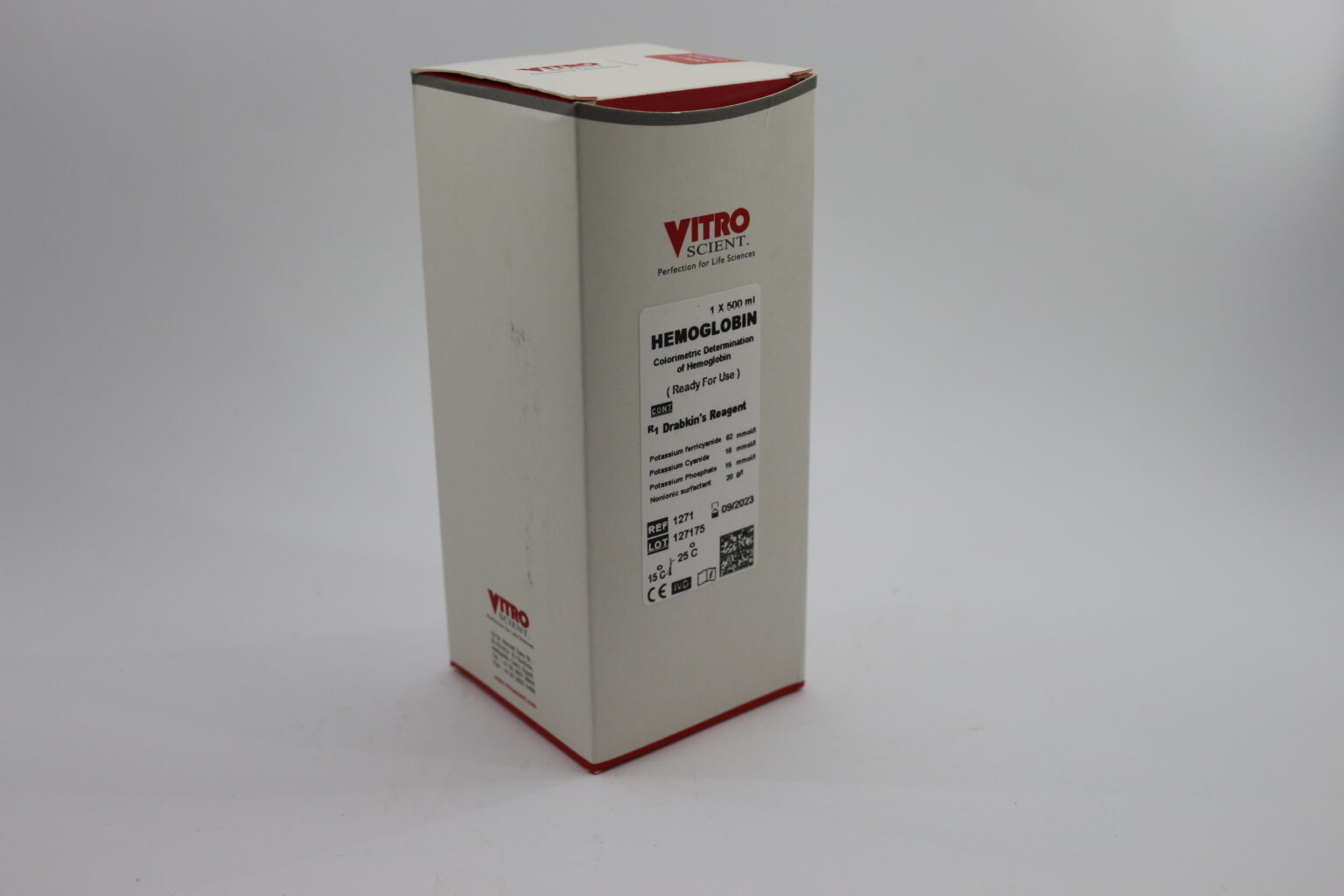 Vitro Scient Hemoglobin Drabkin's Reagen - شركة أوميجا لأجهزة ومستلزمات ...